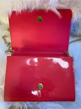 Versace | Bags | Versace La Medusa Patent Leather Two Way Bag In ...
